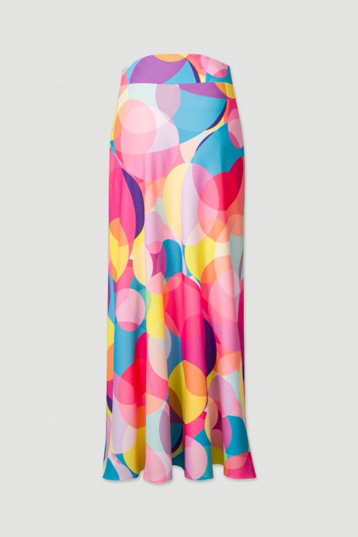 Falda larga con estampado - PV24SN17817100 | Ferrache